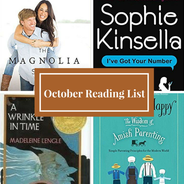 October Reading List - The Glorious Mundane